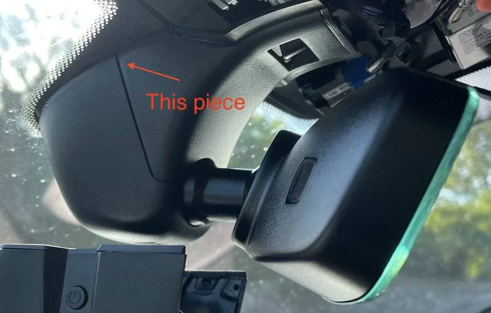 MirrorTap / Blendmount install for Uniden R7, with pics! | TaycanForum ...