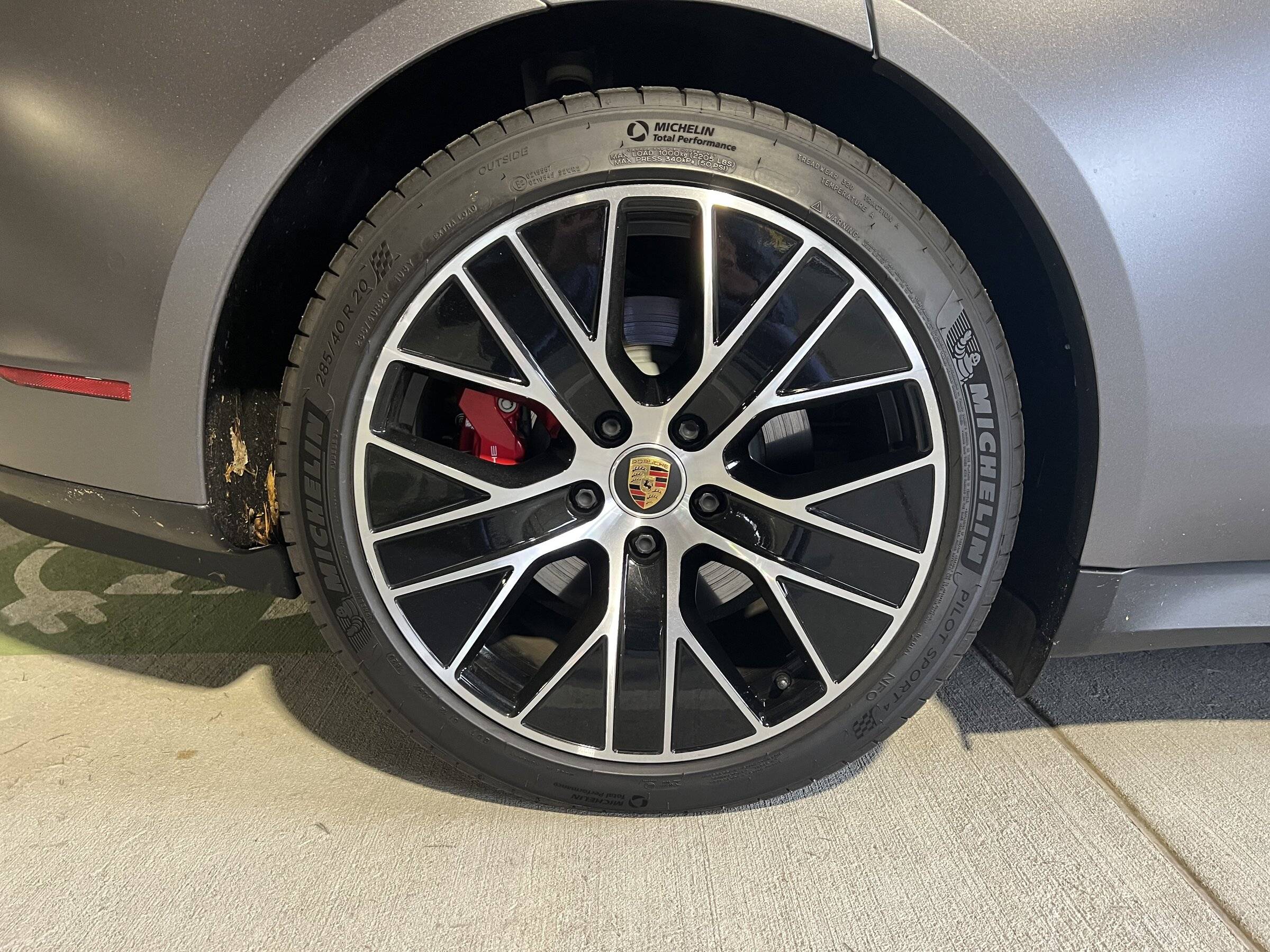 SOLD: 20-inch Taycan Turbo Aero Rims (Black Center Caps Included but ...