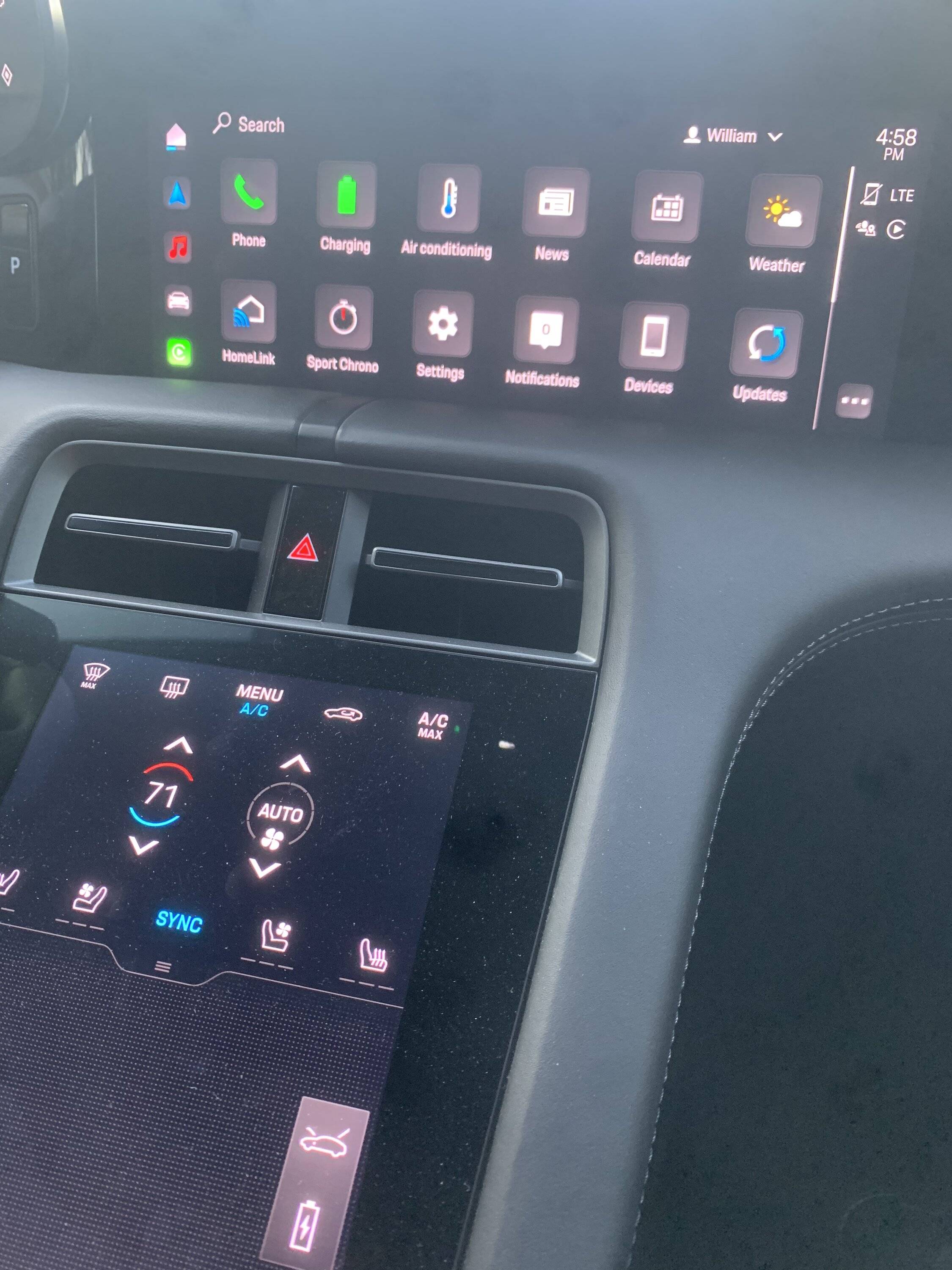 Rearrange Icons Lower Center Screen? | TaycanForum -- Porsche Taycan ...