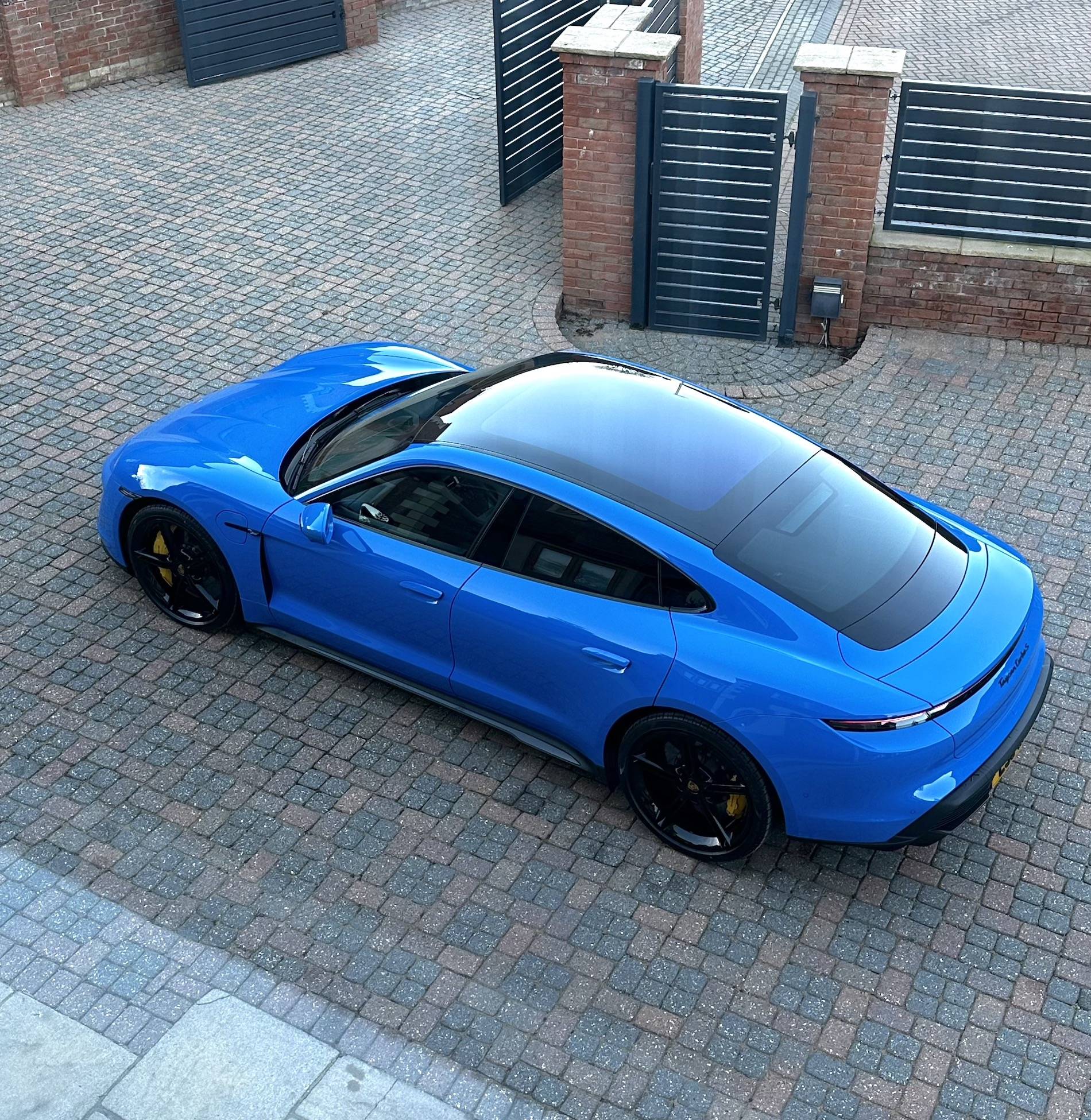 Voodoo Blue PTS Taycan Turbo S delivered! | TaycanForum -- Porsche ...