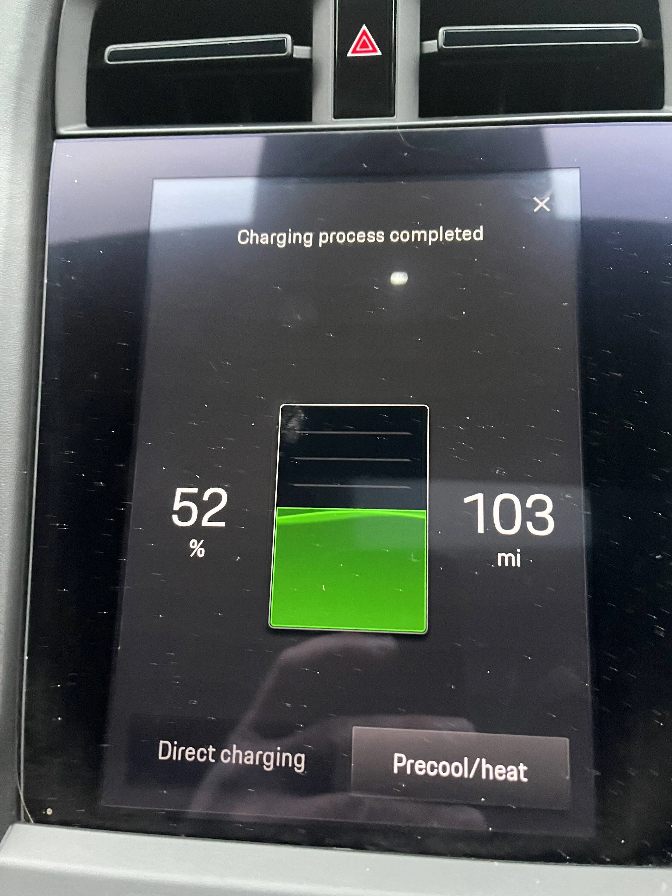 Car won't charge. "Porsche charging planner active, battery is fully charged" | TaycanForum ...