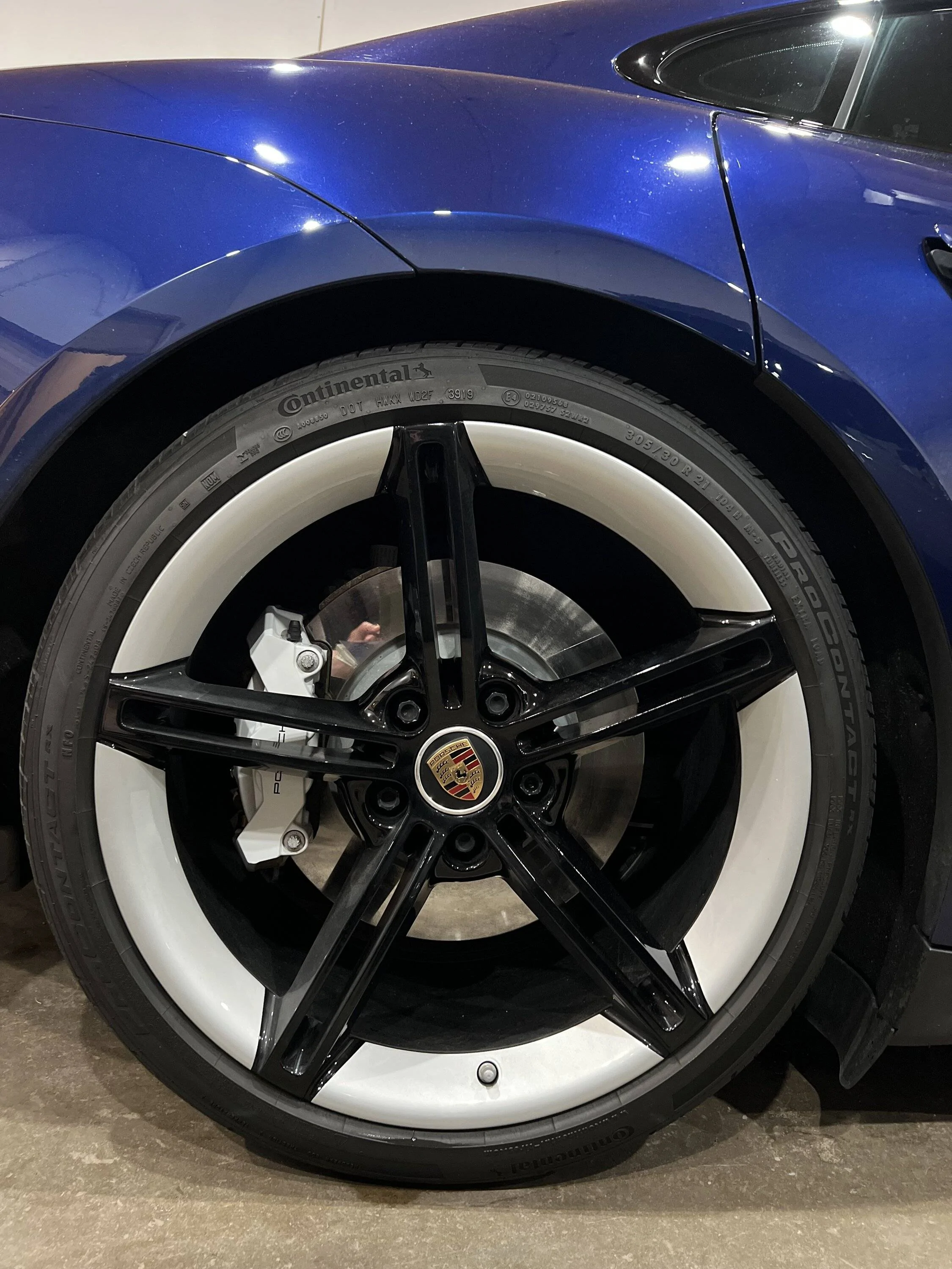FS: Mission E wheels with TPMS & Tires | TaycanForum -- Porsche Taycan ...
