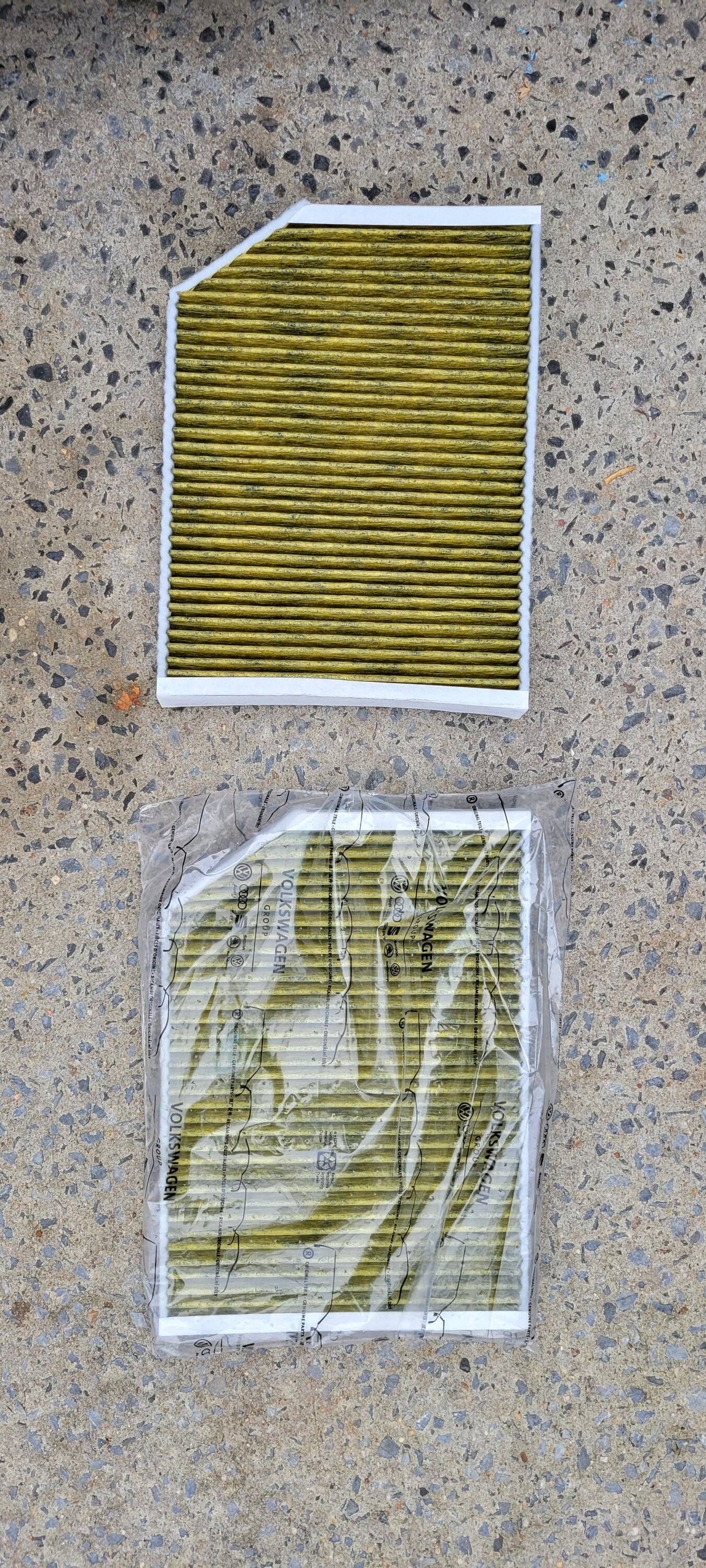 Cabin air filter OEM VAG replacement | TaycanForum -- Porsche Taycan ...