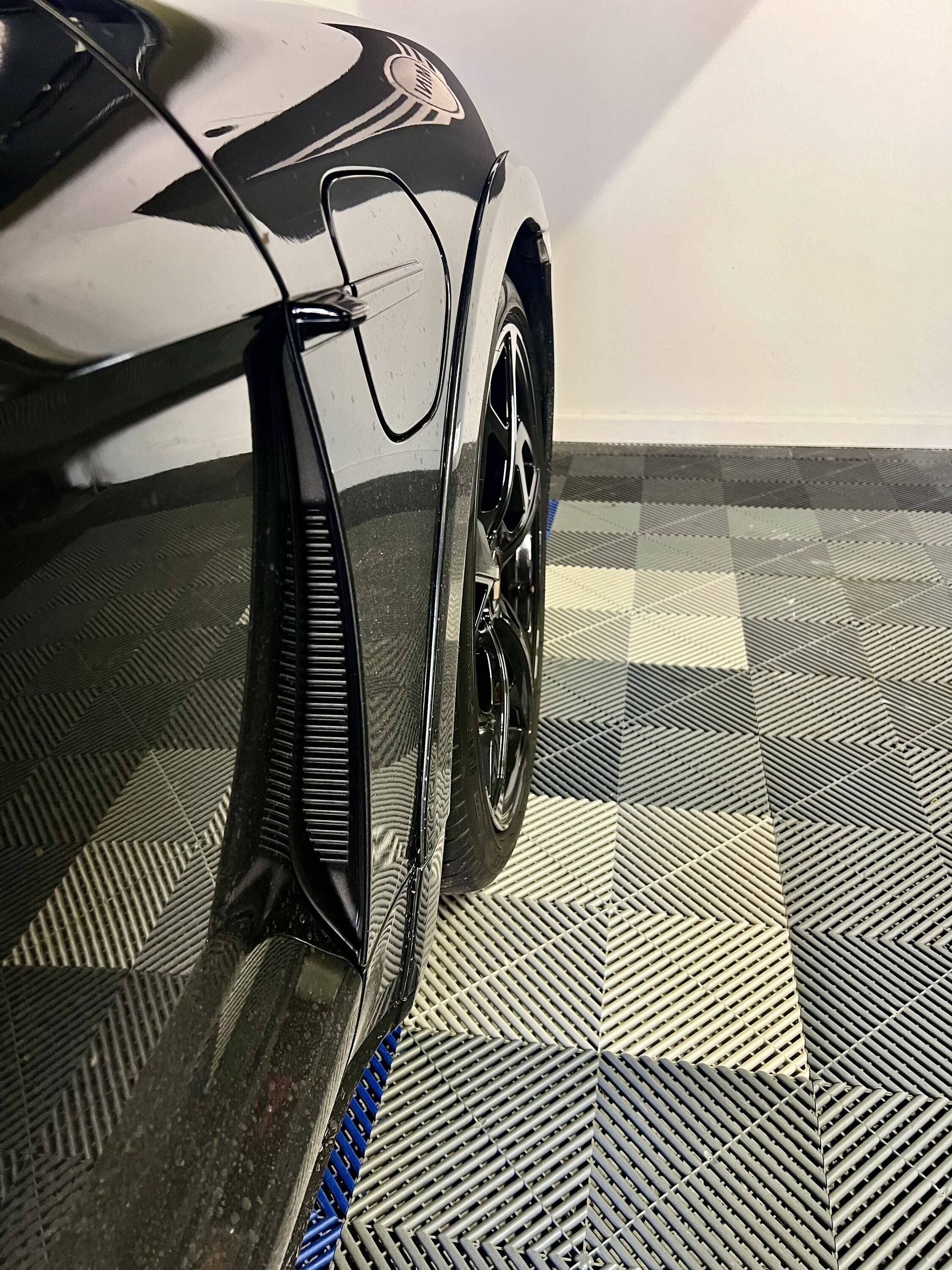 Forum Mbrs. swap wheel spacers :) -- installed photos | TaycanForum ...