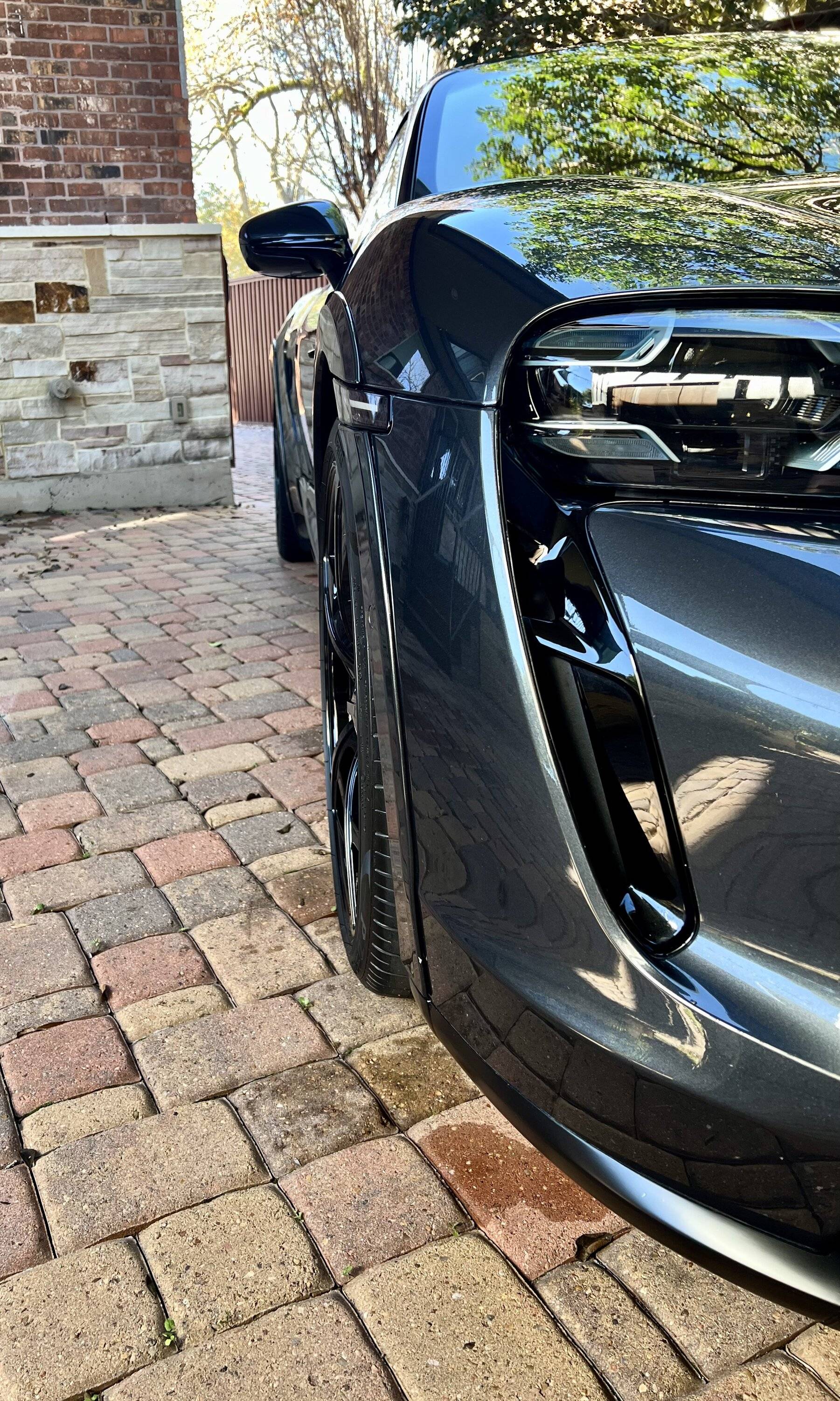 Forum Mbrs. swap wheel spacers :) -- installed photos | TaycanForum ...
