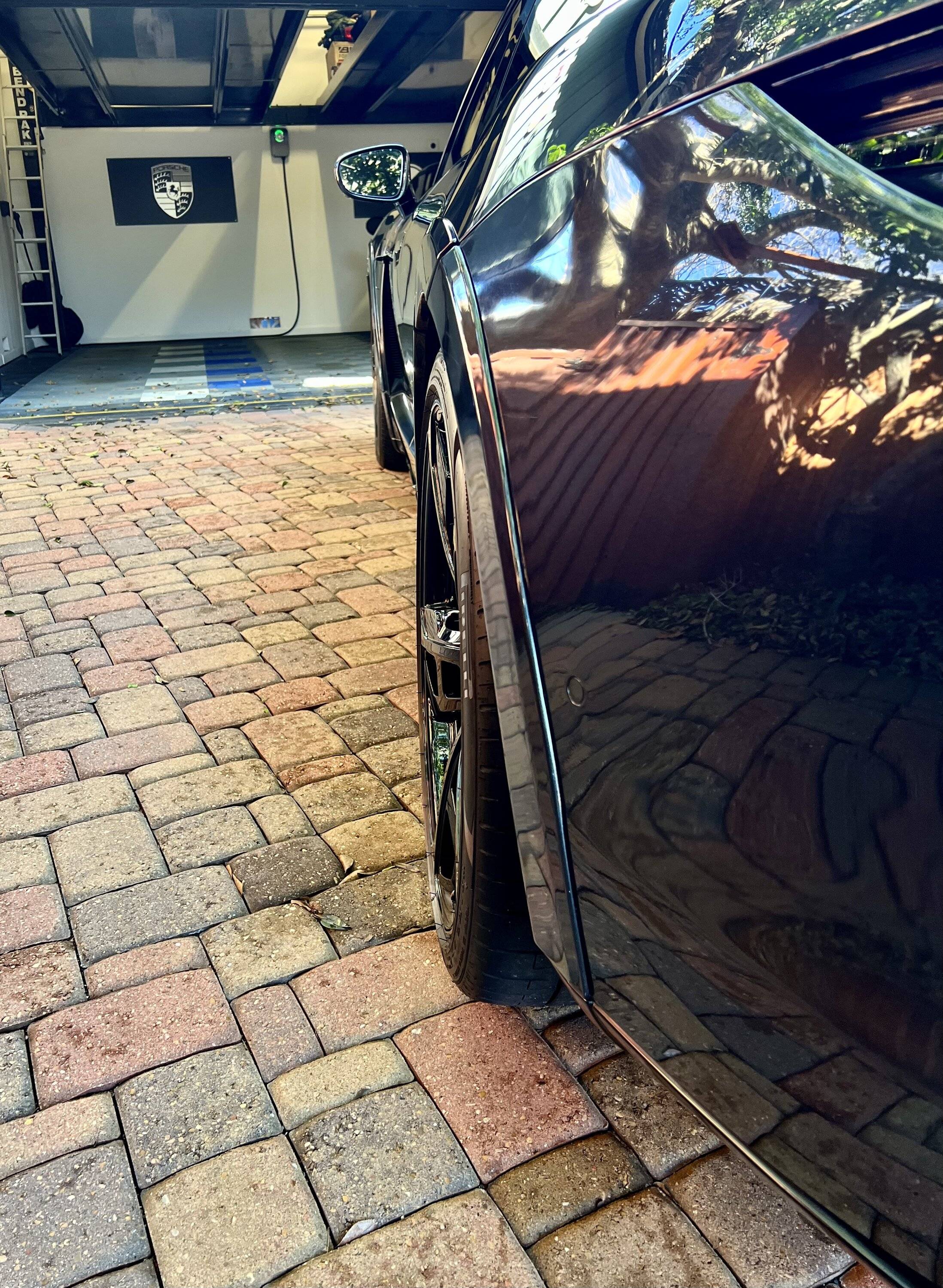 Forum Mbrs. swap wheel spacers :) -- installed photos | TaycanForum ...