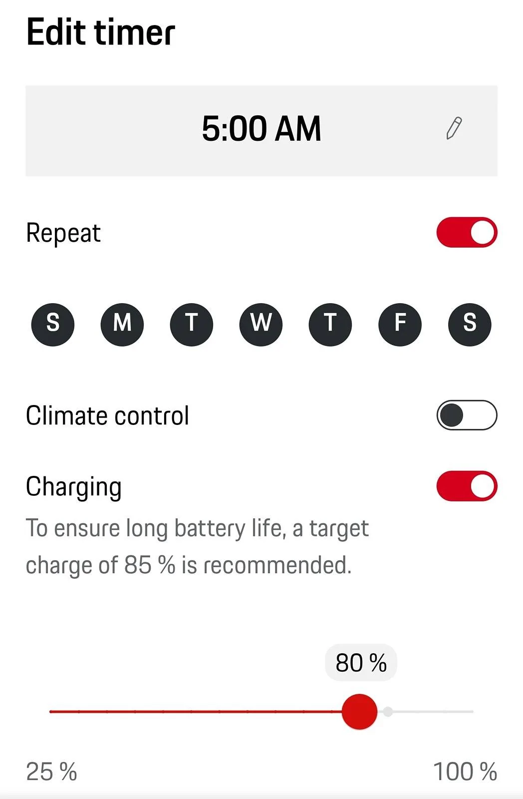 Reset charging profiles/timers | TaycanForum -- Porsche Taycan Owners ...
