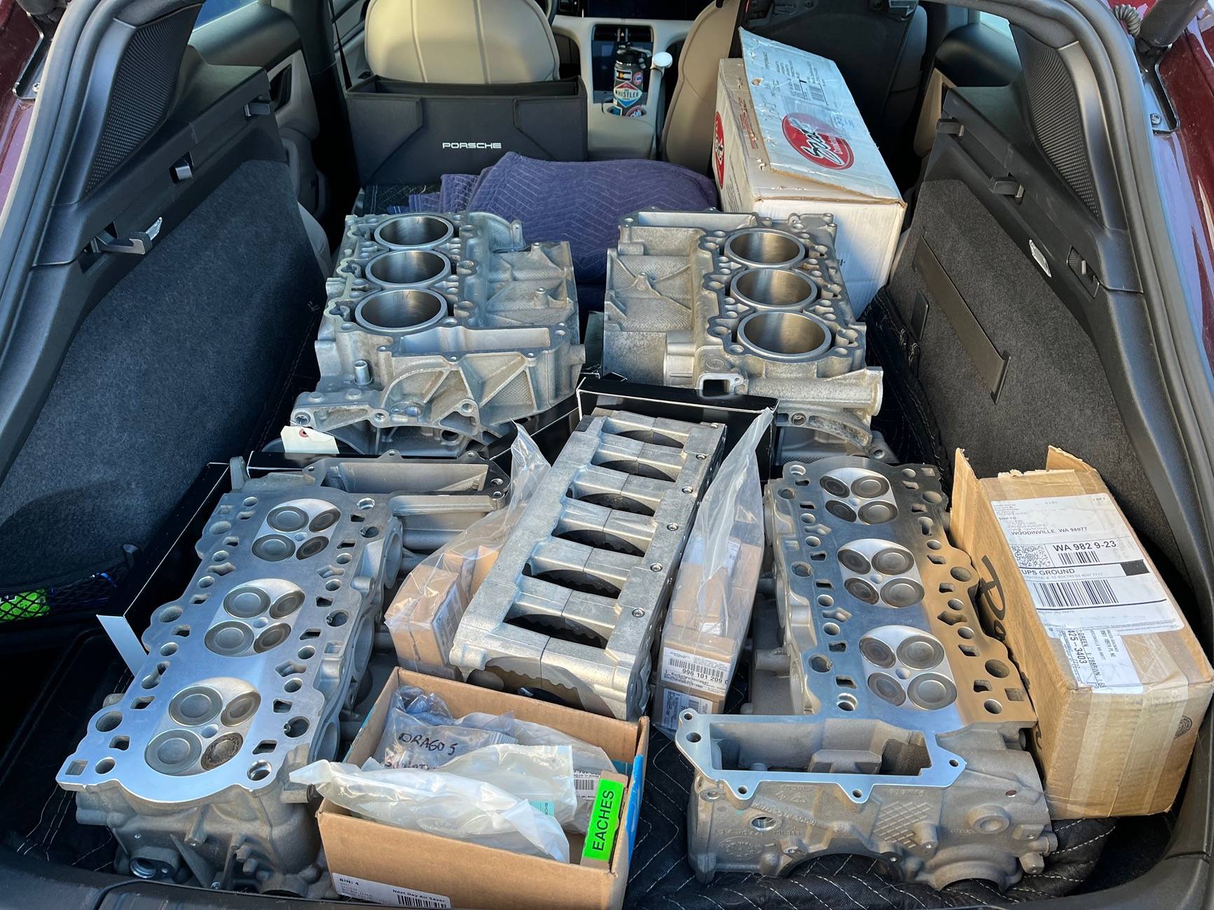 Cross/Sports Turismo trunk space figures | TaycanForum -- Porsche ...
