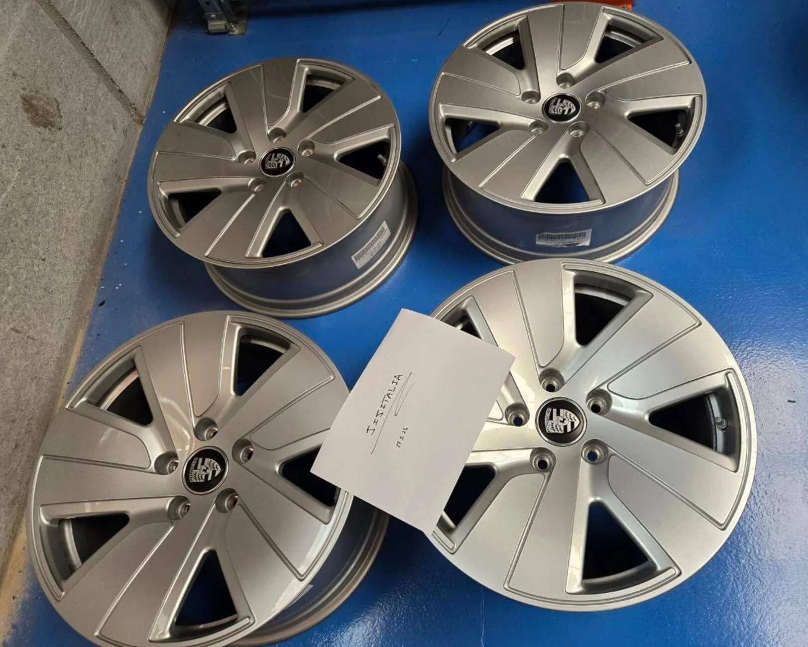 4 Taycan RWD 19" 2022 stock wheels NEW for sale + Winter Tire for free ...