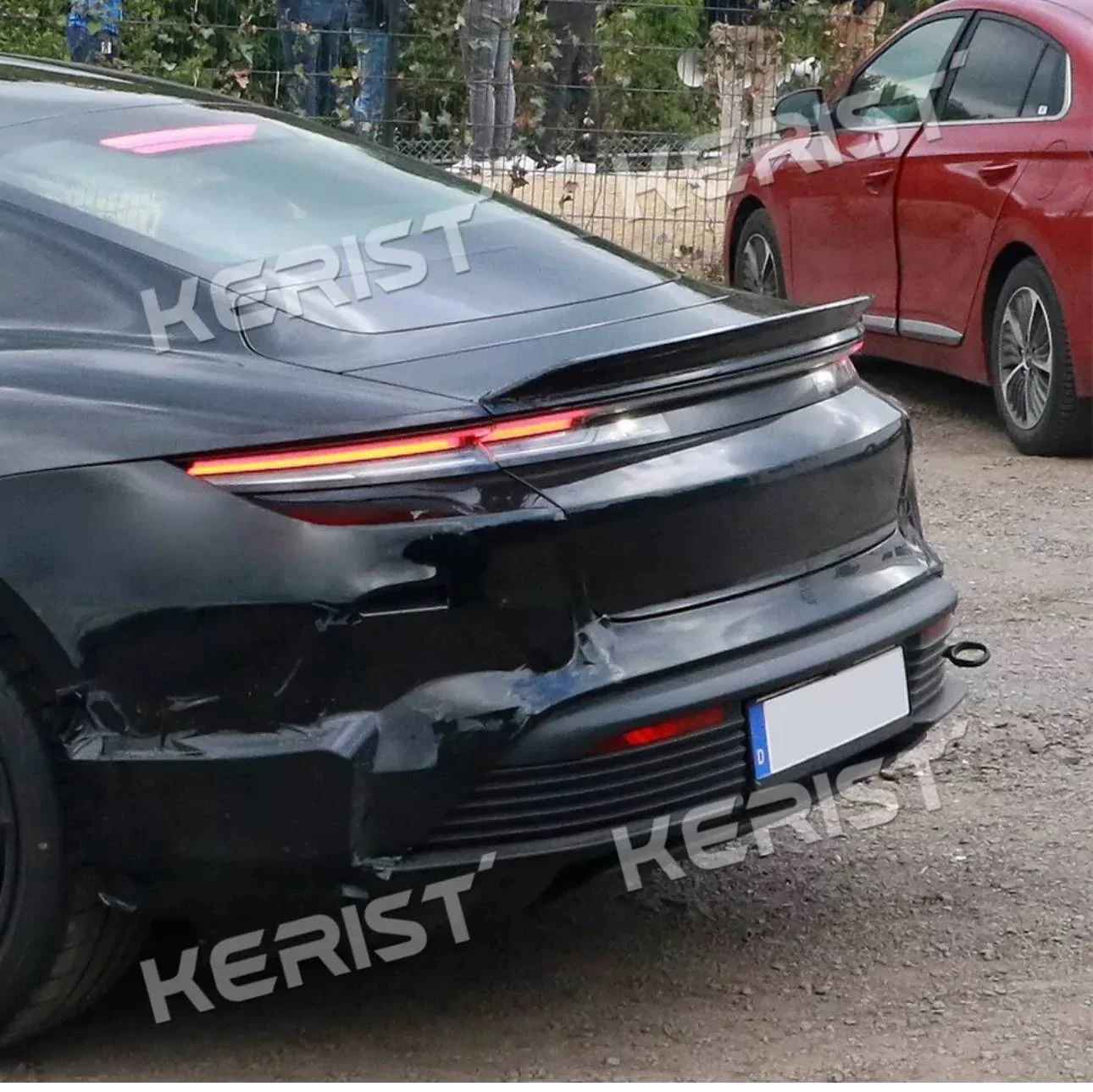 Where to buy rear spoiler lip “gurney flap” from Turbo GT | TaycanForum ...