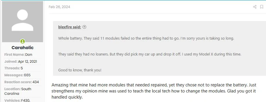 TSB: Replacement of High-Voltage Battery on Vehicles up to Model Year ...