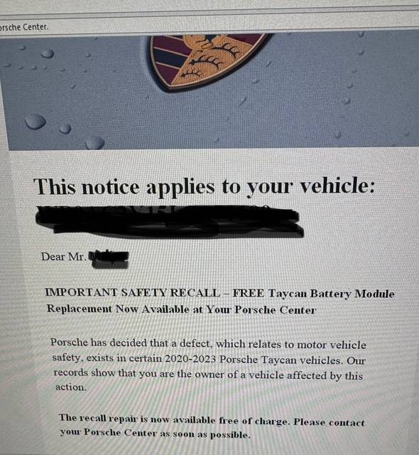 2020 Turbo Battery Module Replacement | TaycanForum -- Porsche Taycan ...