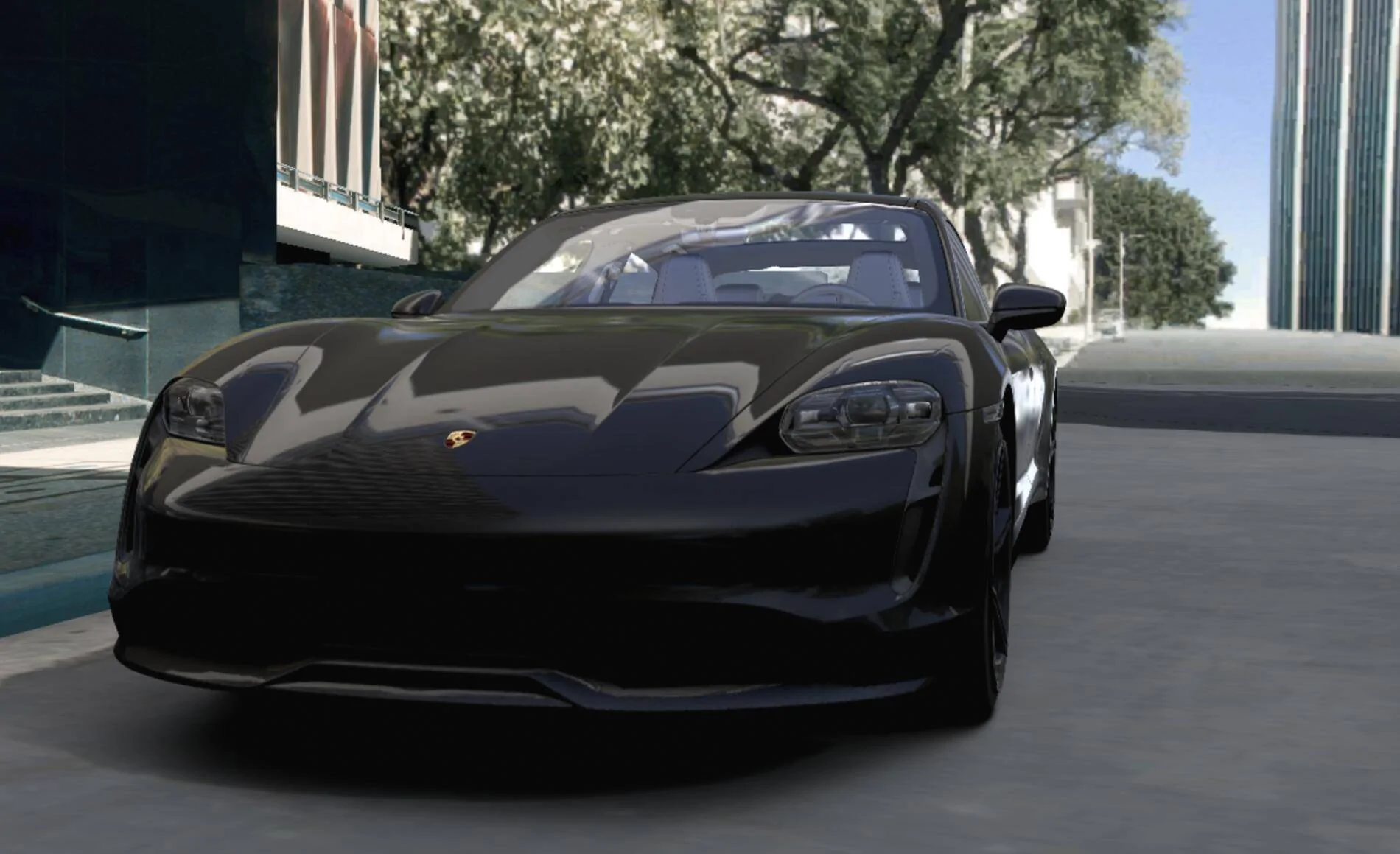 Exlusive Matrix LED headlights in black with Porsche Dynamic Light ...