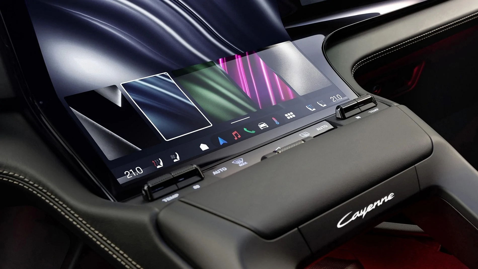 Revealed: Cayenne EV curved display screen, interior, PCM, infotainment ...
