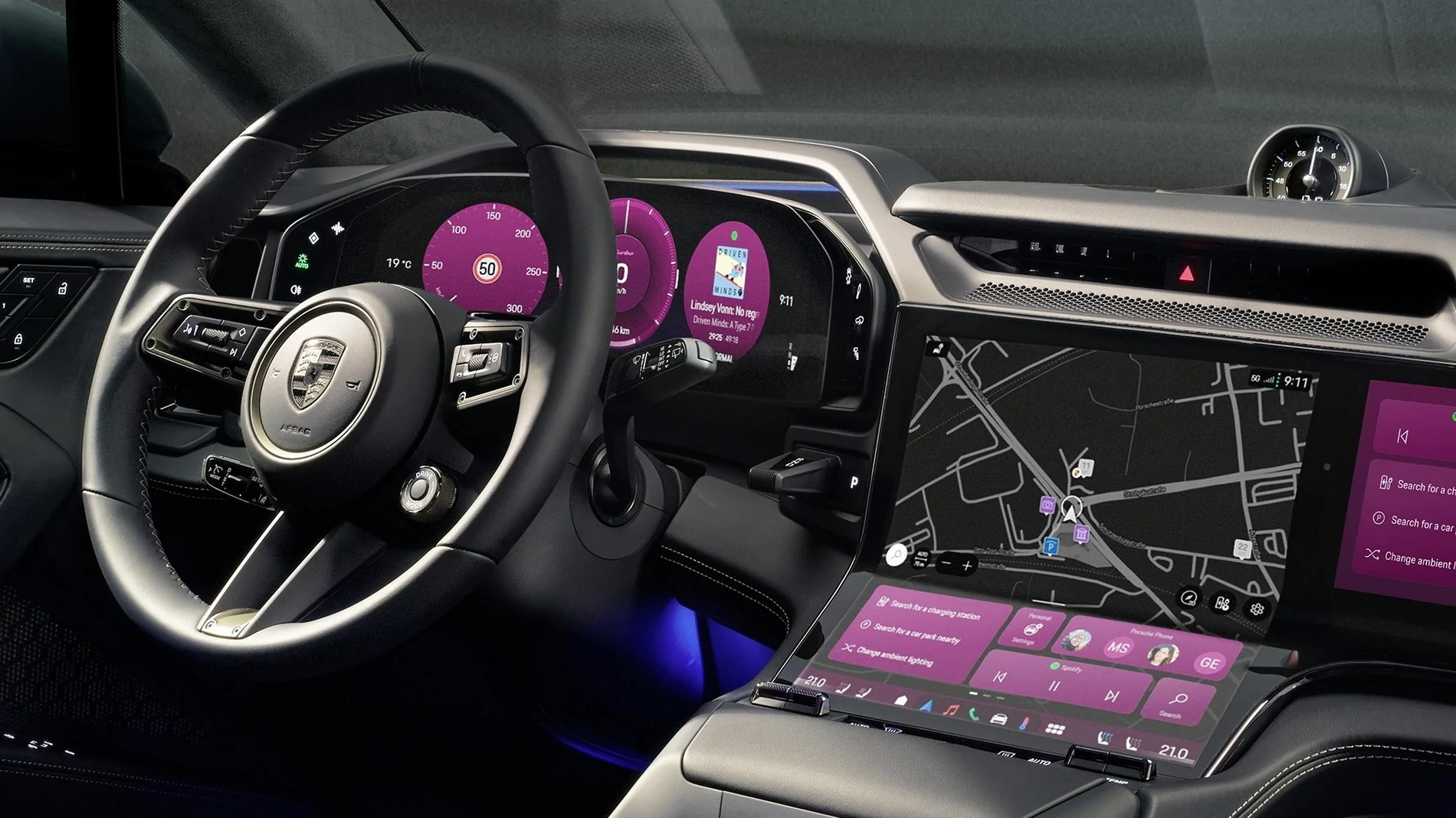 Revealed: Cayenne EV curved display screen, interior, PCM, infotainment ...