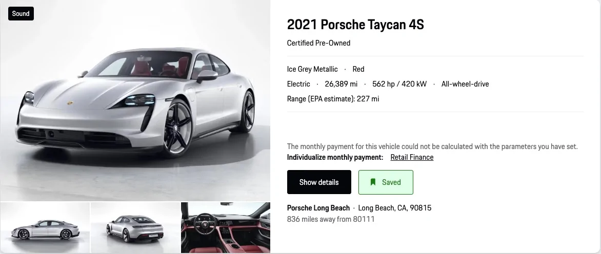 4s sold - New Attempt - What would you Pay | TaycanForum -- Porsche ...